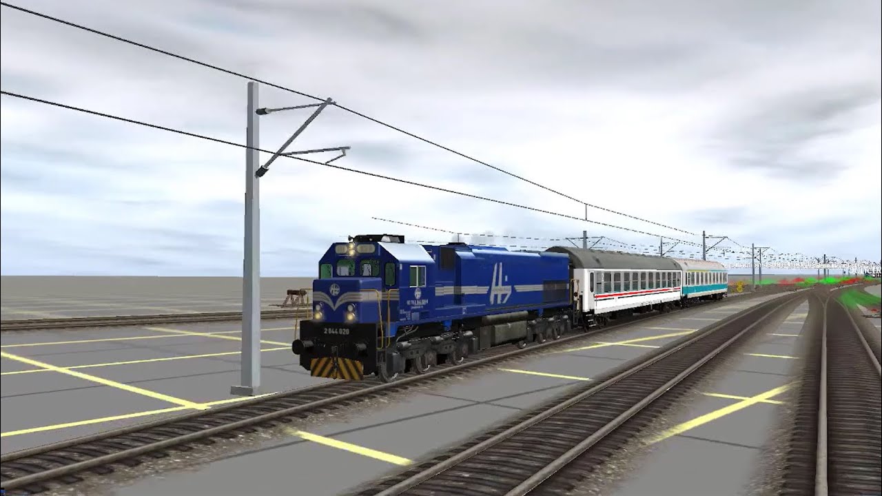 Trainz 2009 World Builder Edition "ICN 523" Zagreb - Split part.1 - YouTube