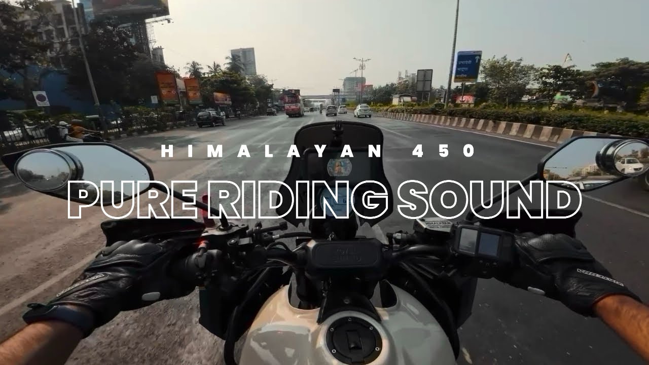 Pure Riding Sound | Himalayan 450 | Mumbai | Sunday Ride | POV | 4K ...