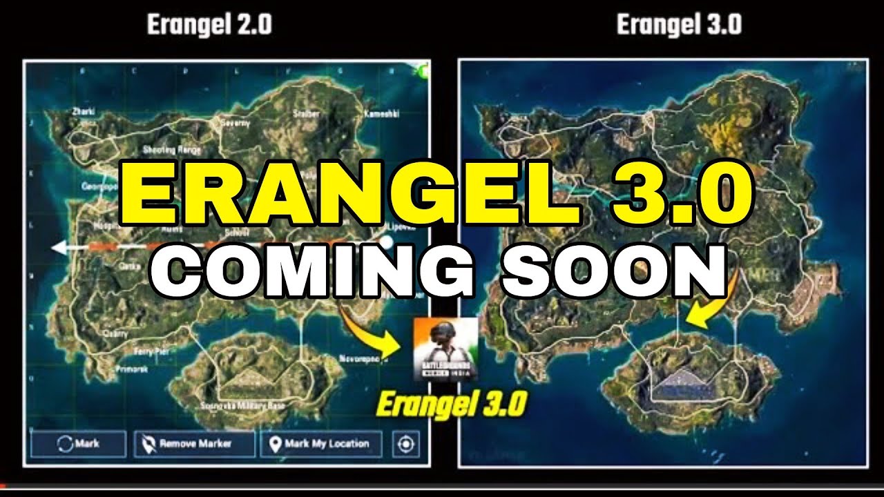 NEW ERANGEL 3.0 RELEASE DATE | NEW MAP NEW BRIDGE COMING SOON IN ...