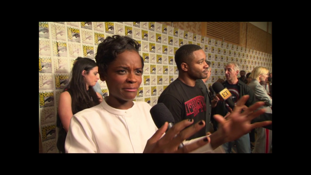 Letitia Wright Interview On Black Panther Trailer and San Diego Comic ...