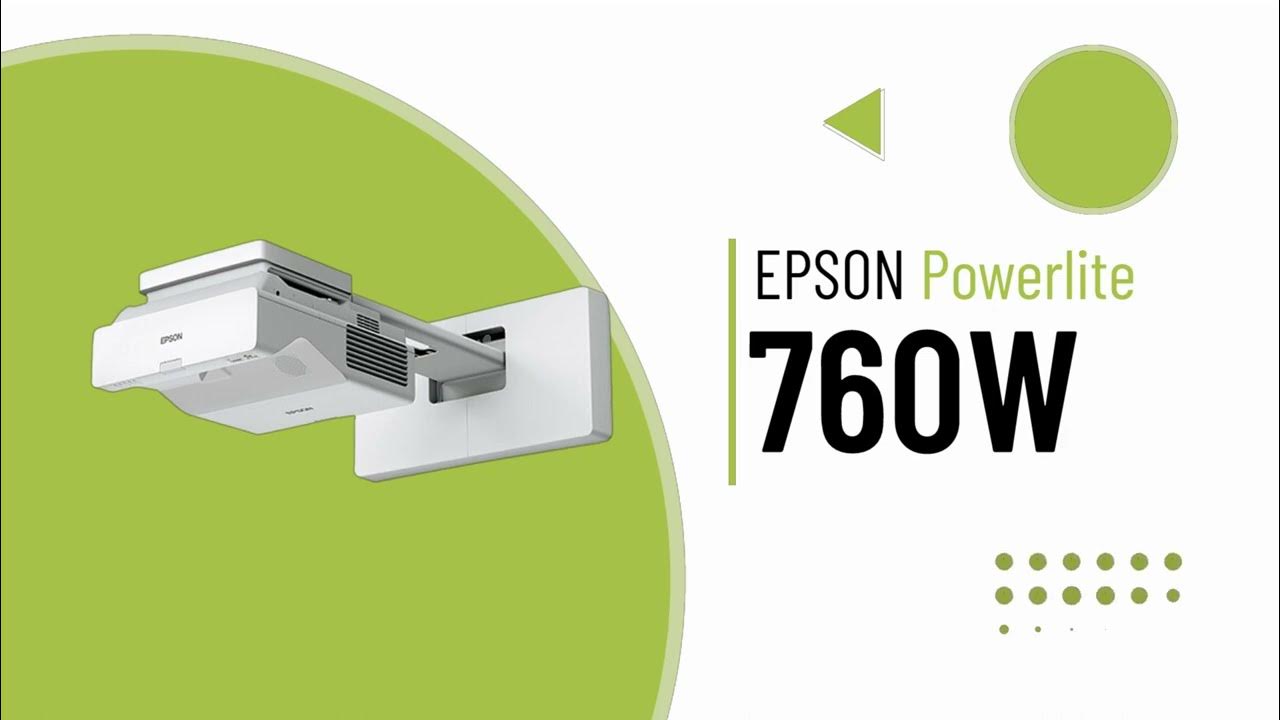 Epson PowerLite 760W WXGA Conference Room Projector V11HA81020 - YouTube