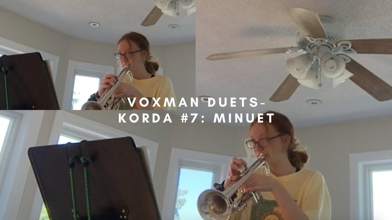 H. Voxman | Nine Duets Selected from the Works of Korda #7 - Minuet ...