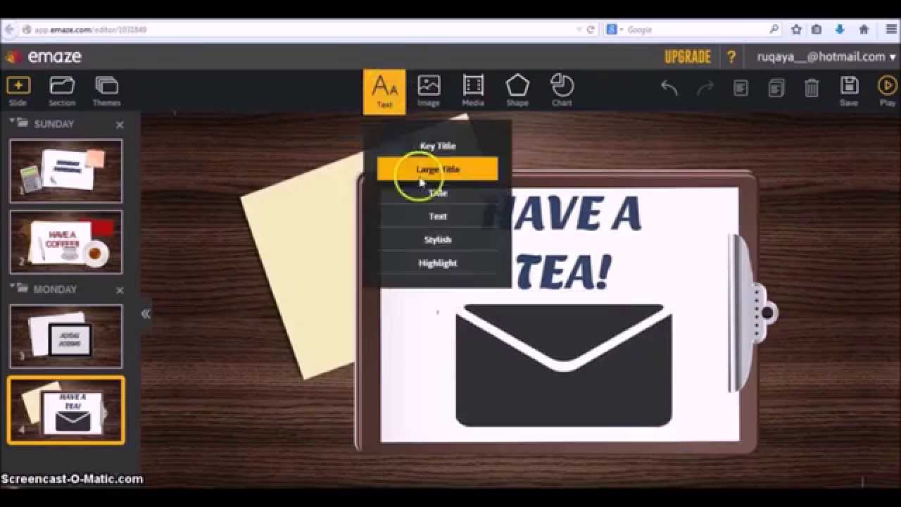 Online Presentation Tutorial - Emaze.com - YouTube