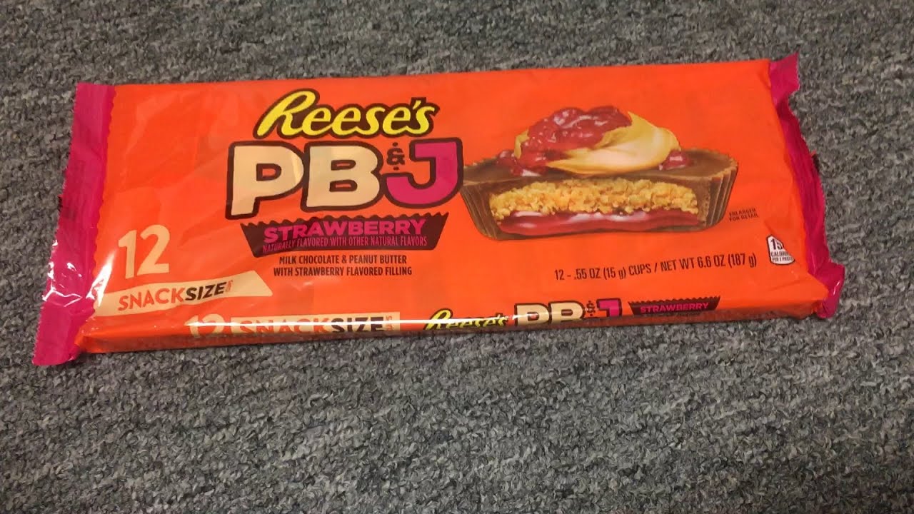 Let's try Reeses Peanut Butter Jelly Cup PB&J - YouTube