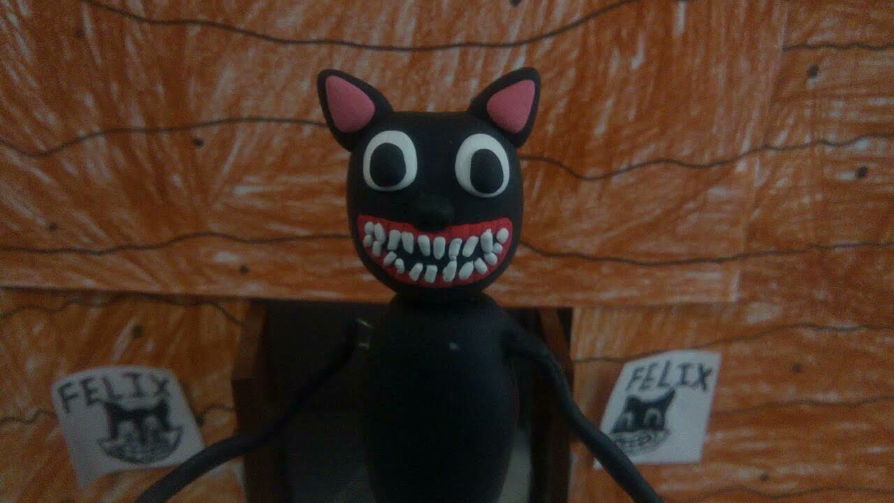 Cartoon cat (stop motion) - YouTube