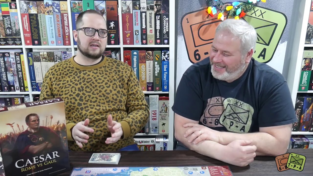 Review: Caesar Rome vs Gaul from GMT Games - The Players' Aid - YouTube