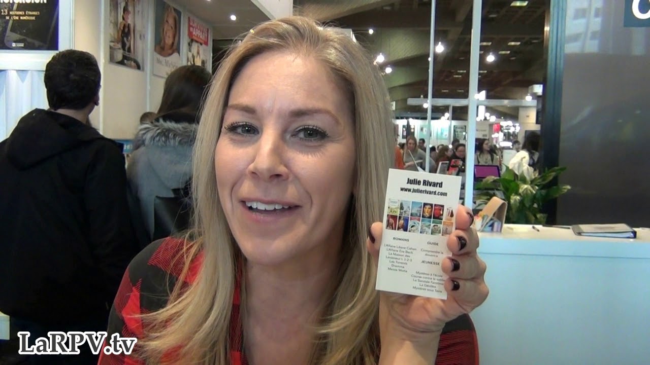 Salon du livre de Montréal 2019 Julie Rivard - YouTube
