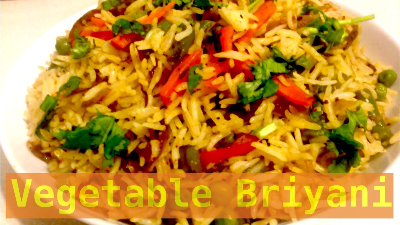 Quick Vegetable Biryani - Veg Biryani-Easy Biryani Recipe - YouTube
