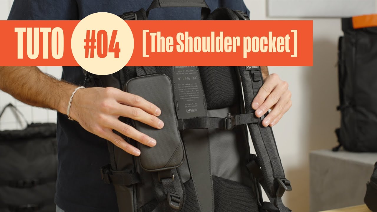 Tuto #4 : The Shoulder pocket - Haize Project - Backpack N°0.0 - YouTube