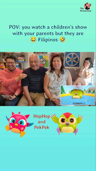 Lost in translation 😅🤣😂 #FilipinosReact #HopHop&PekPek #ChildrensShow # ...