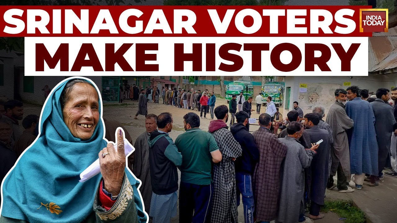 Srinagar's Thumbs-Up For Elections - YouTube