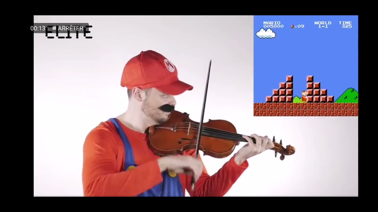 Super Mario Theme Song (But with the Violin) - YouTube