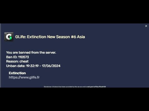 GLIFE EXTINCTION | S9 | BANNED ( CHEATER 100% ) - YouTube