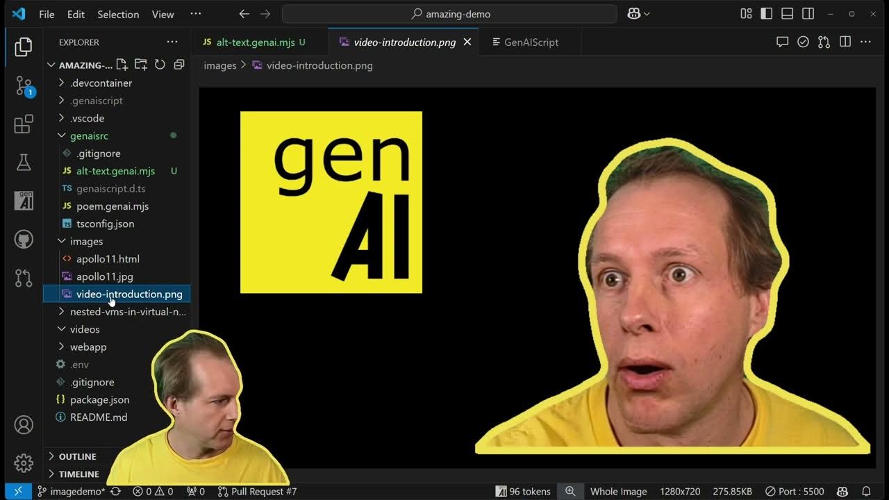 GenAIScript - Prompt with Images - YouTube