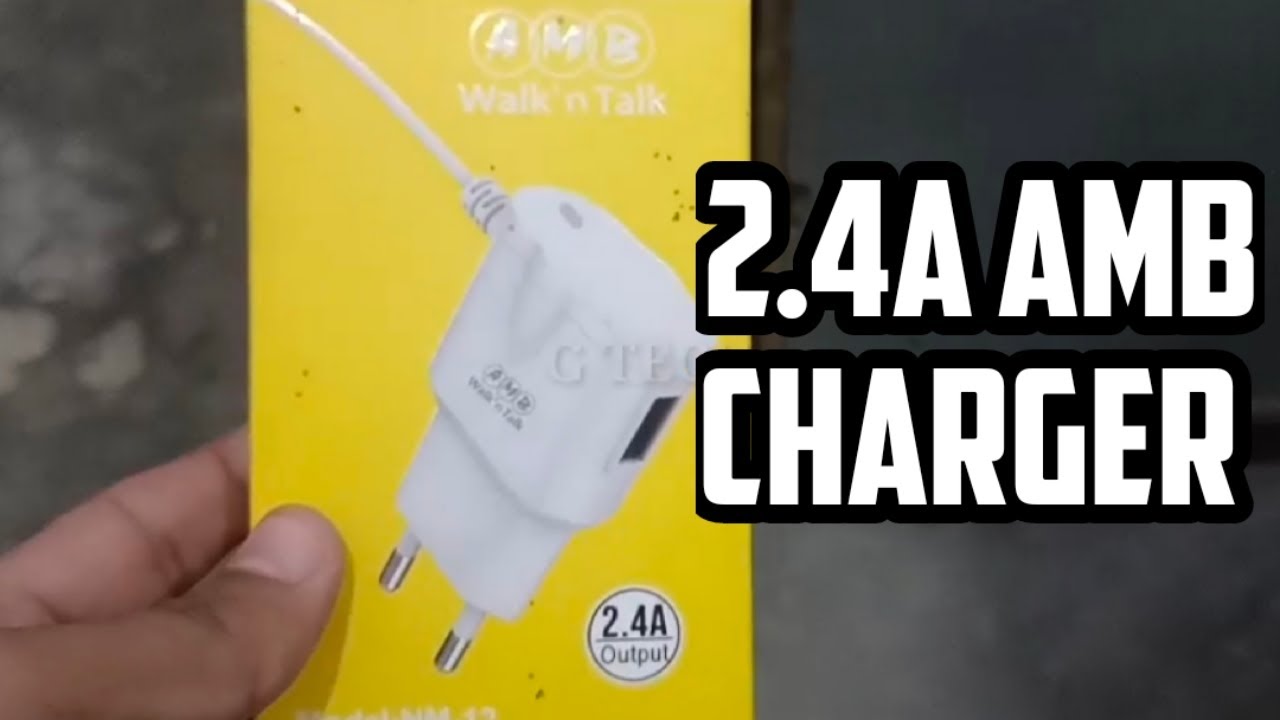 2.4A AMB Charger Review and Specifications - YouTube