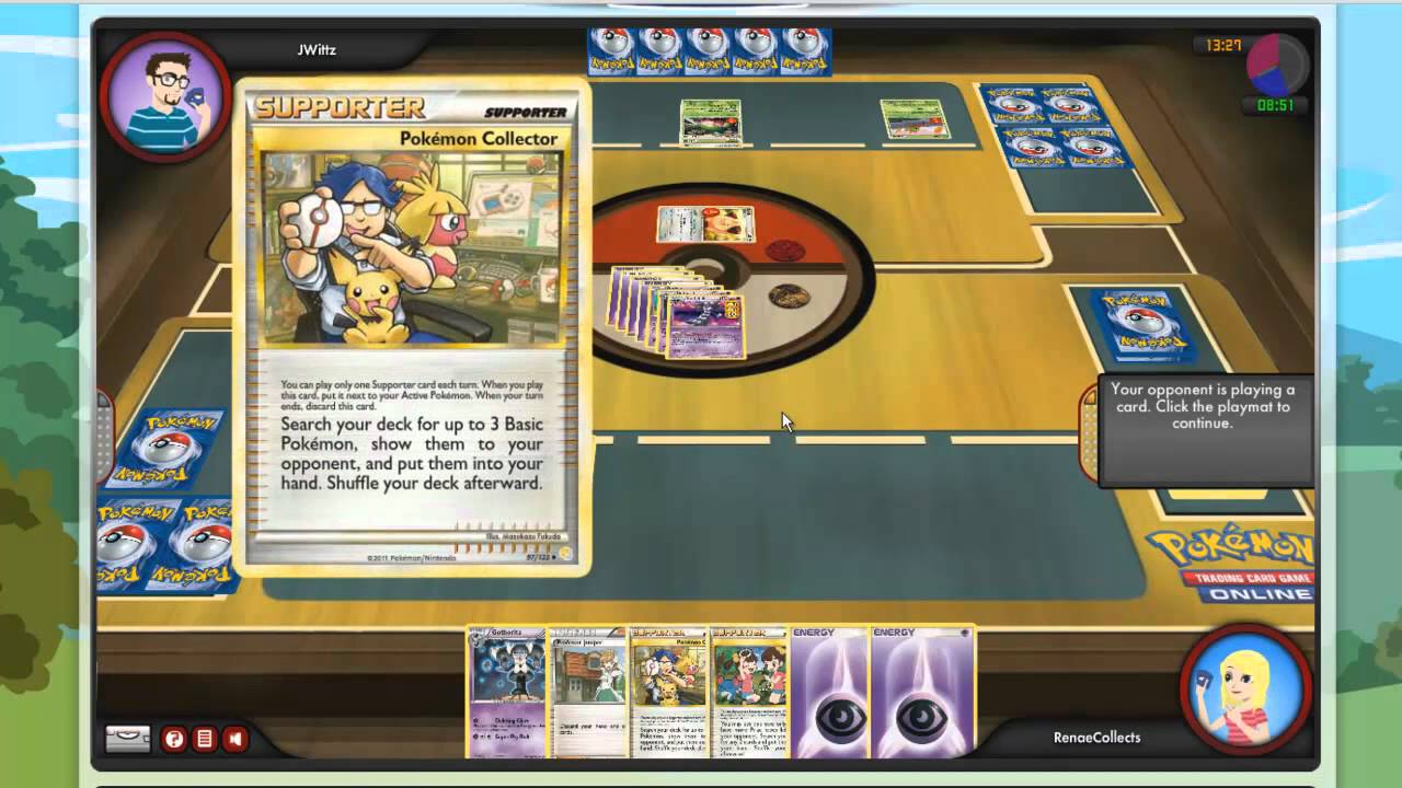 Pokemon TCGO: RenaeCollects (Gothi-Trode) vs. JWittz (MegaZone) - Part ...