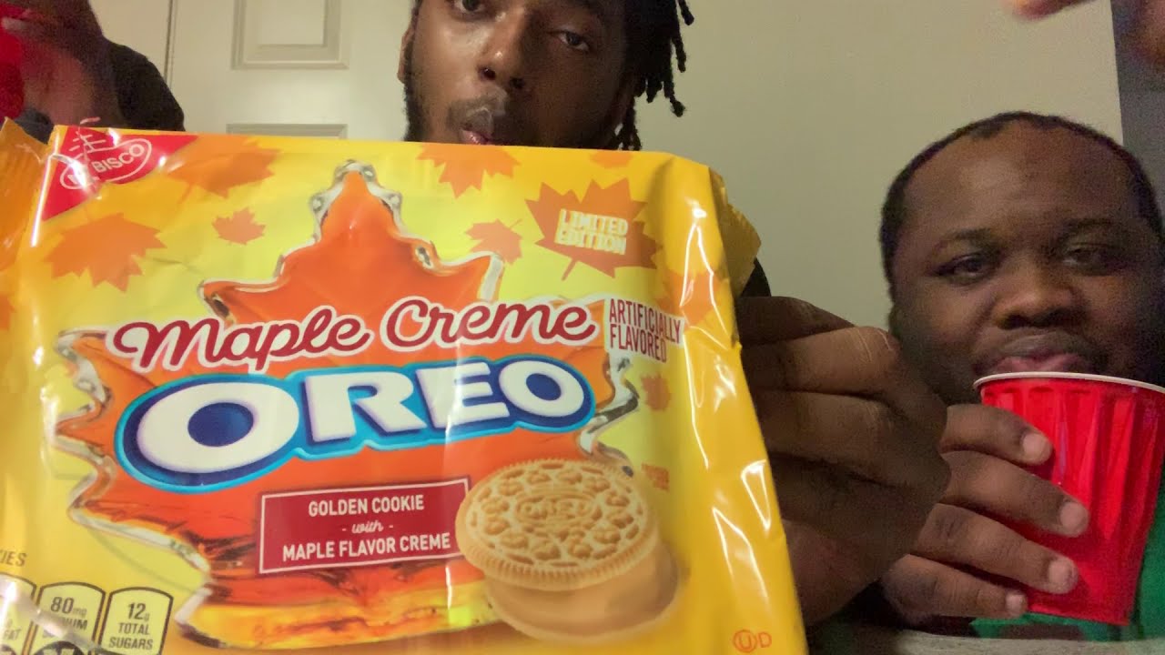 OREO Maple Creme Flavored Cookies Review - YouTube
