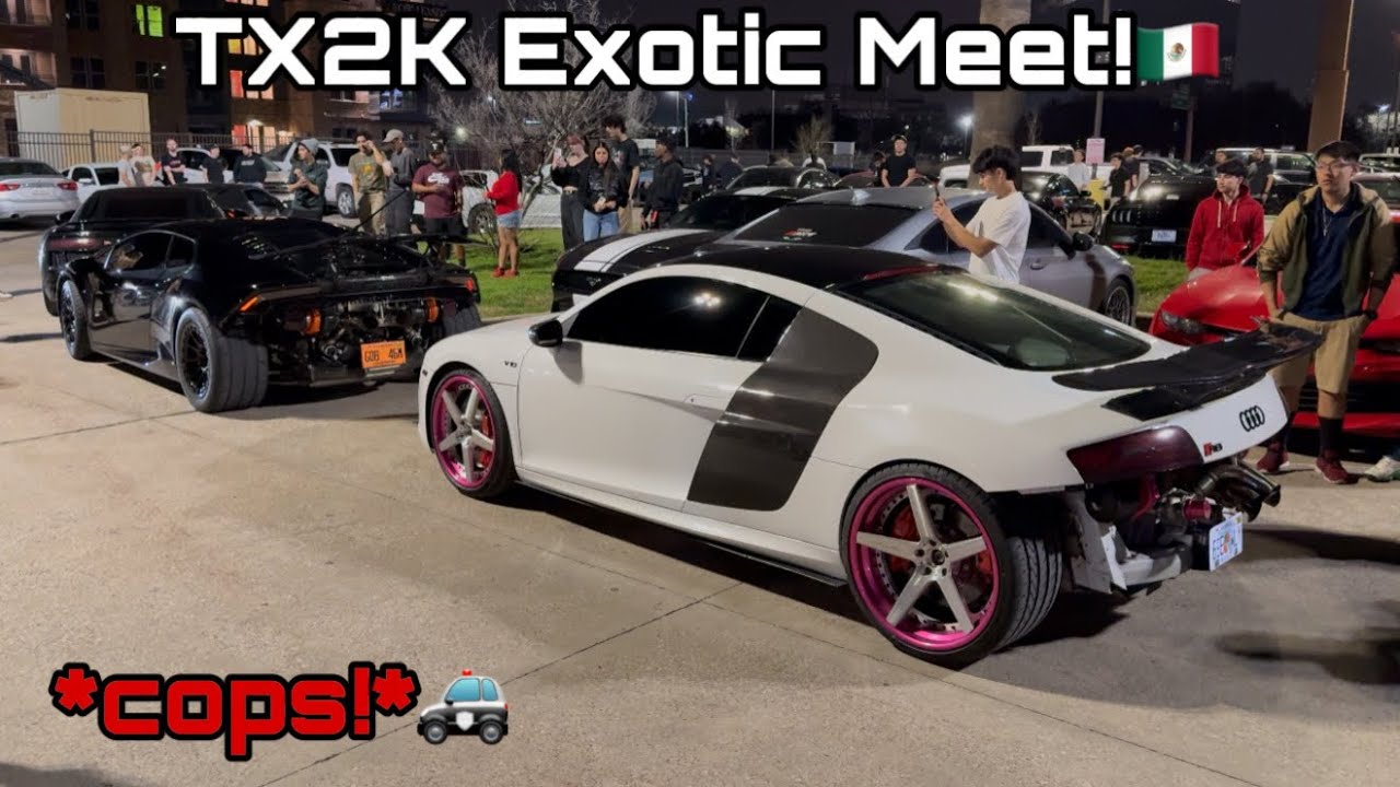 TX2K Exotic Car Meet! #TX2k #TX2K25 #Lamborghini - YouTube