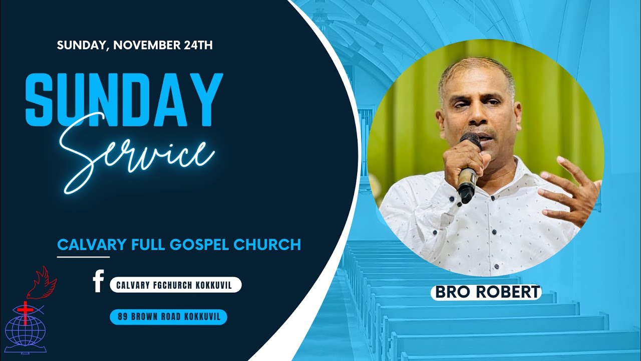 🔴 Live - Sunday Service | CFGC kokkuvil | 13.10.2024 - YouTube