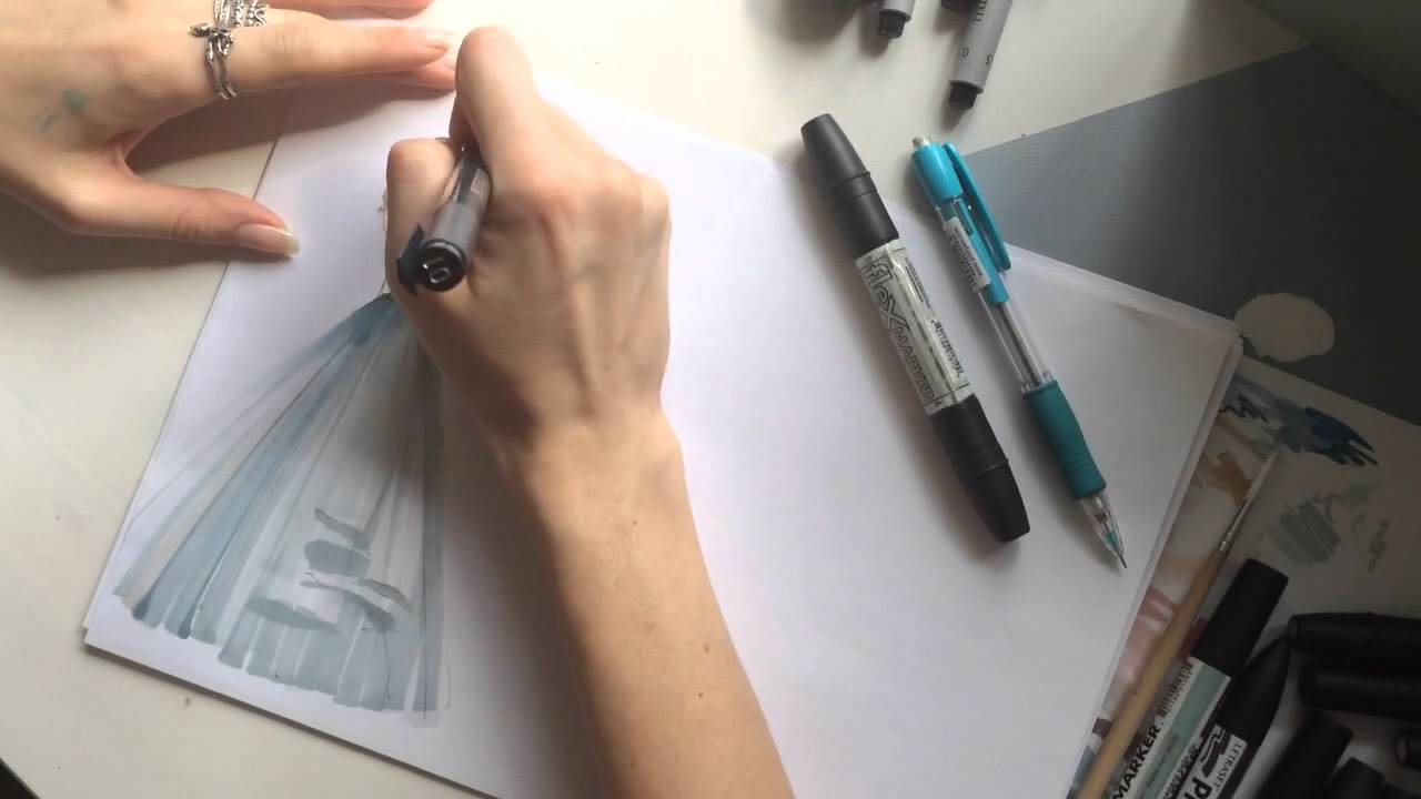 Sketch #5. VESSSNA WEDDING by Maria Alexeeva. - YouTube
