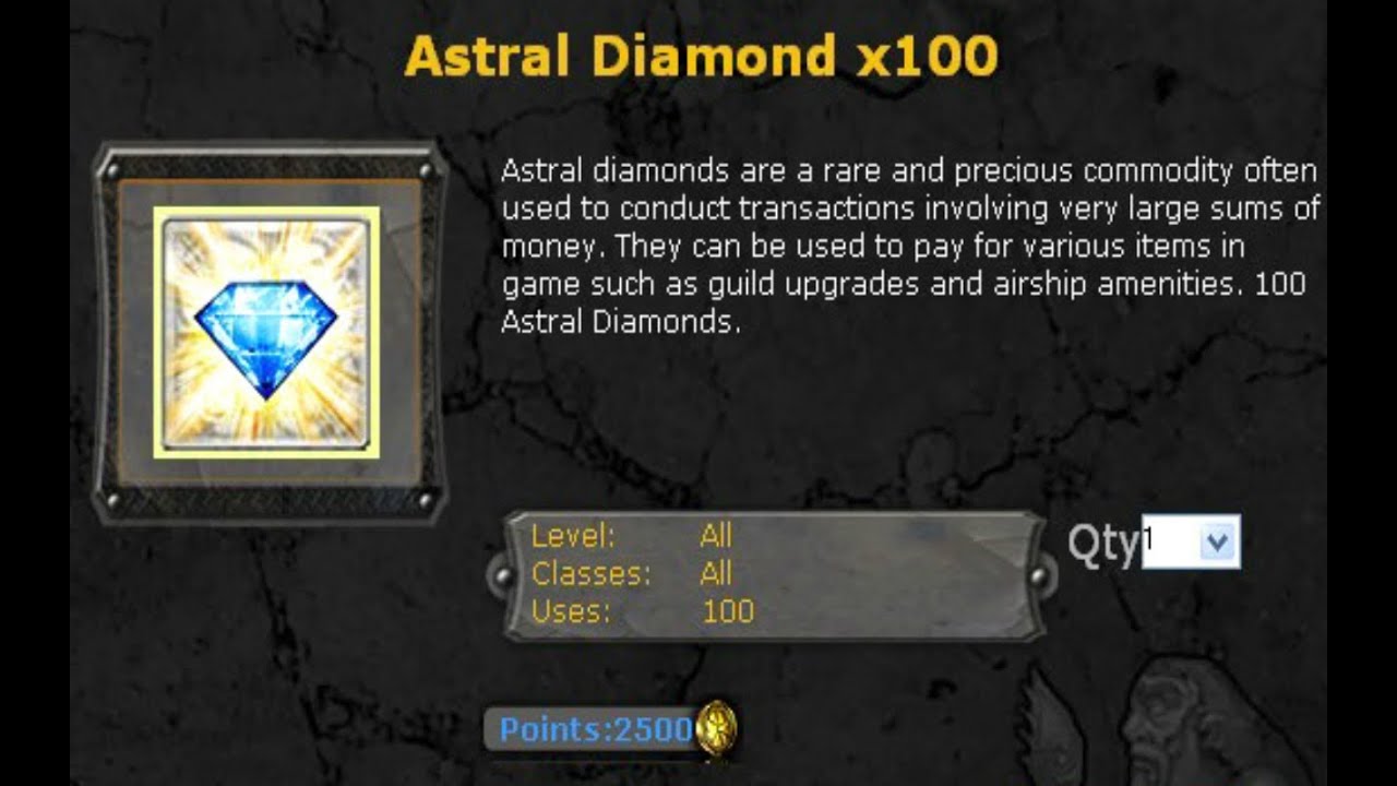 Neverwinter MMO Astral Diamonds Guide and Tutorial [How To Get Astral ...