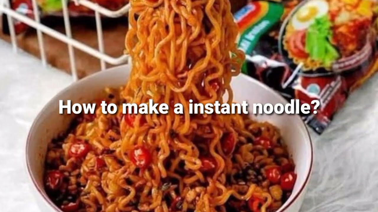 procedure text(how to make noodles well) - YouTube