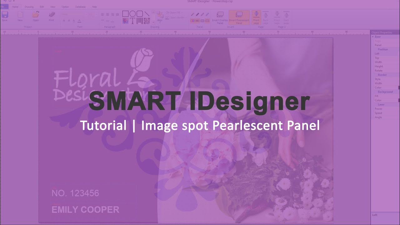 SMART IDesigner | Image Spot Pearlescent panel tutorial - YouTube