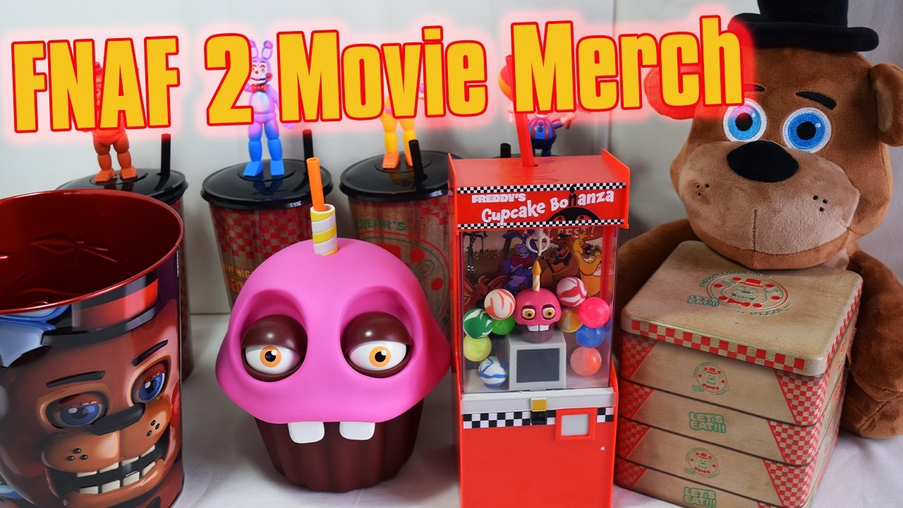 "All" FNAF 2 Movie Popcorn Buckets & Drink Containers!!! - YouTube