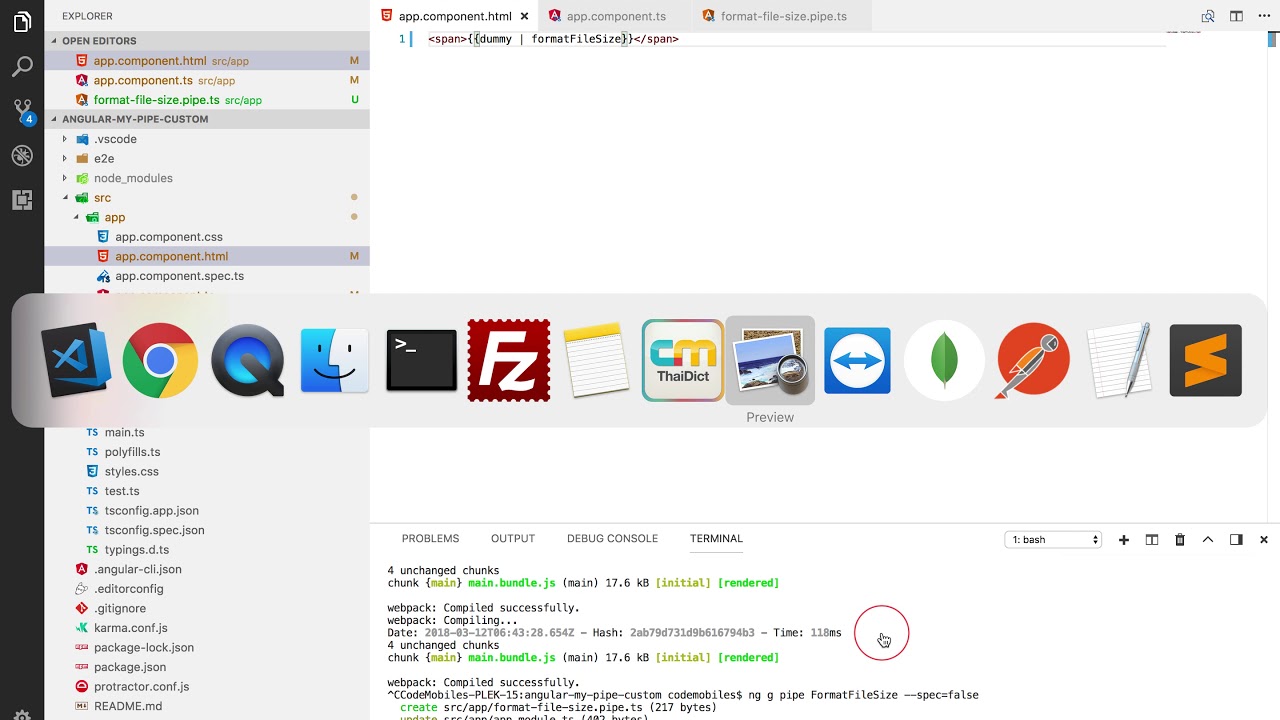 Angular Dev : Custom Pipe - YouTube