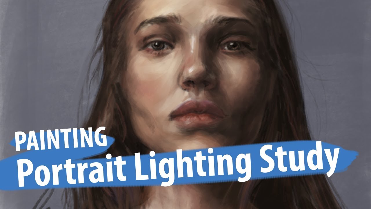 Portrait lighting study - YouTube