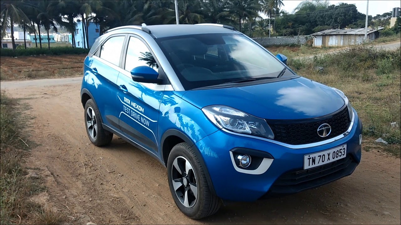 Tata Nexon - Glasgow Grey, Vermont Red, Calgary White and Moroccan Blue ...