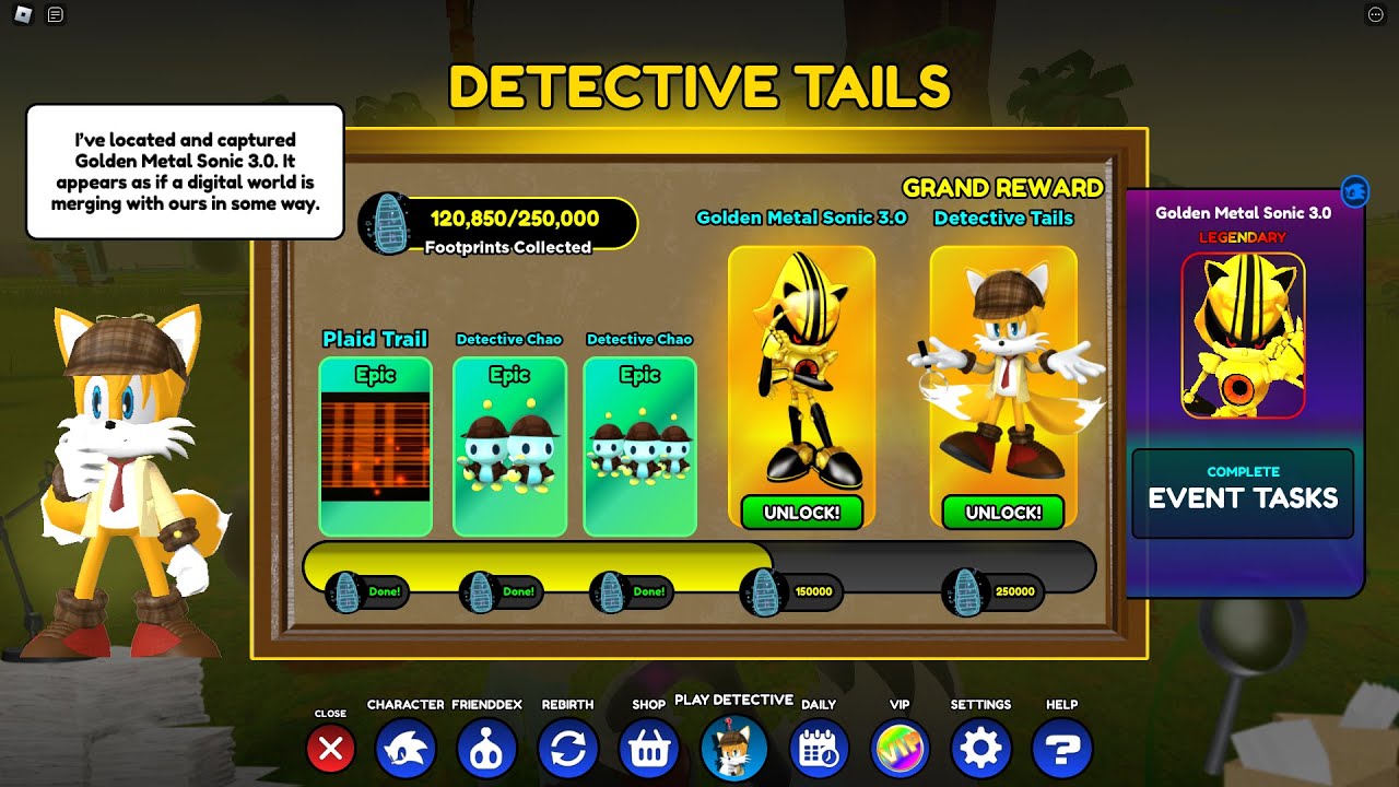 DETECTIVE TAILS! EVENT - YouTube