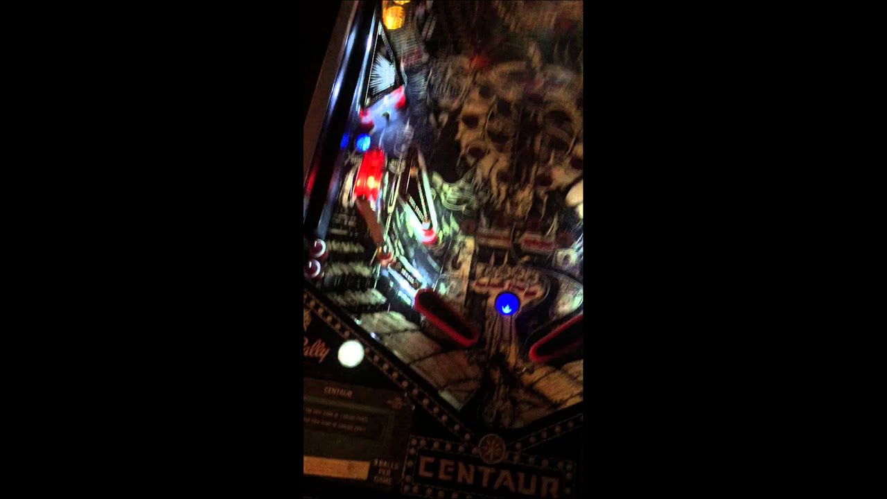 Centaur Pinball Machine with LED's - YouTube