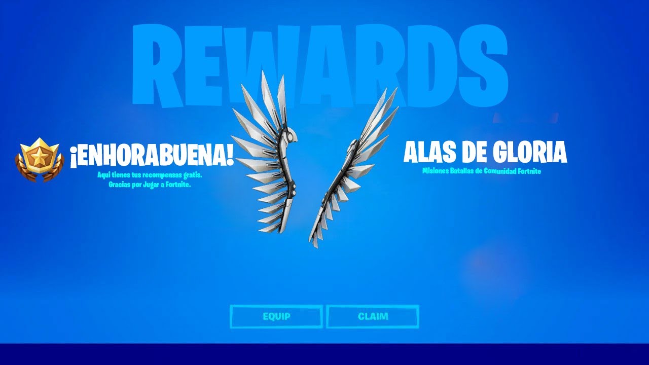 ¡GRATIS! Como CONSEGUIR la MOCHILA *ALAS DE GLORIA* en FORTNITE ...