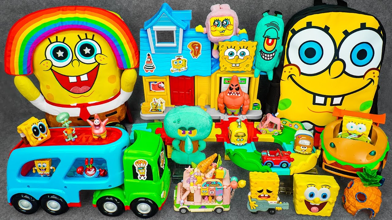 ASMR SpongeBob 🎁 Satisfying Unboxing Of The Fun SpongeBob SquarePants ...