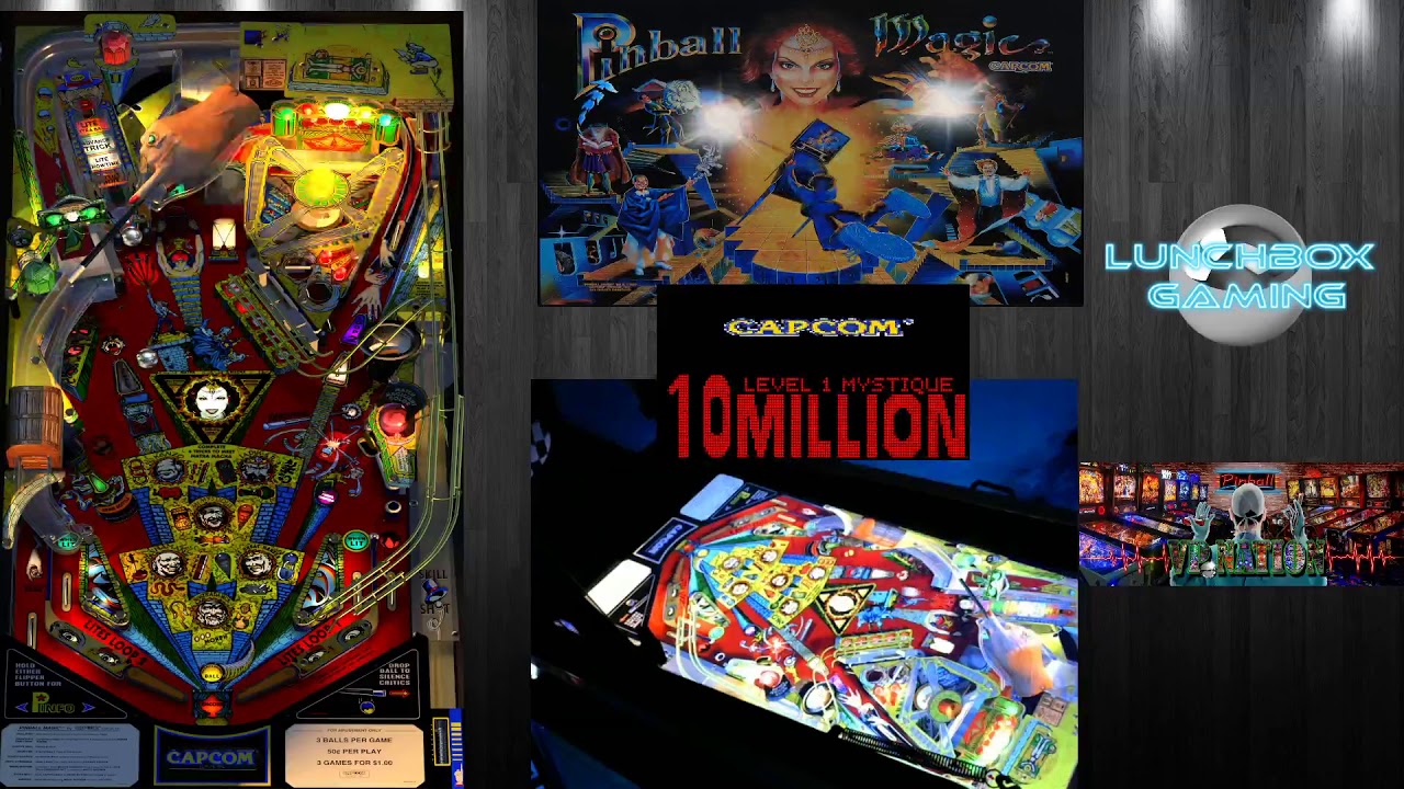 Pinball Magic Capcom VPX on my Mini Virtual Pincab - YouTube