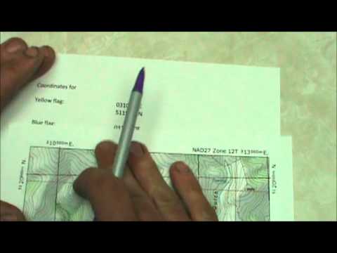 Reading UTM coordinates and entering them into a Garmin GPS - YouTube