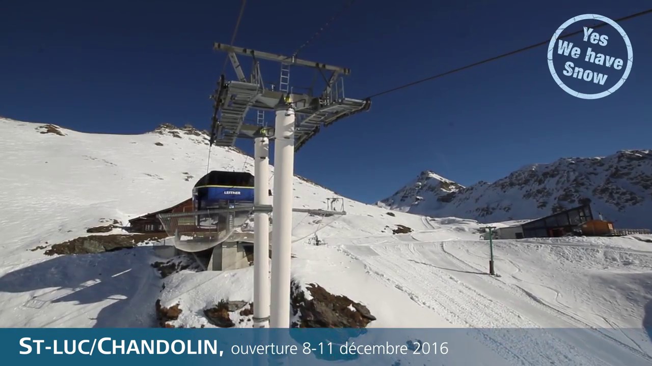 Ouverture des pistes de ski à St-Luc/Chandolin au Val d'Anniviers - YouTube