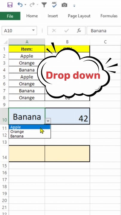 Excel Tutorial: Step-by-Step Guide to Adding Dropdown Menus#excel - YouTube