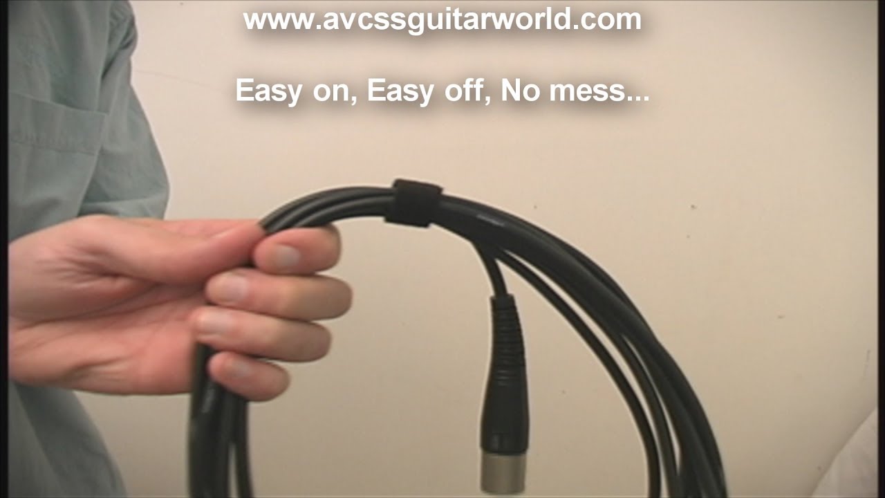 Technical Training, How to Wrap an Audio Cable with a Velcro Tie ...