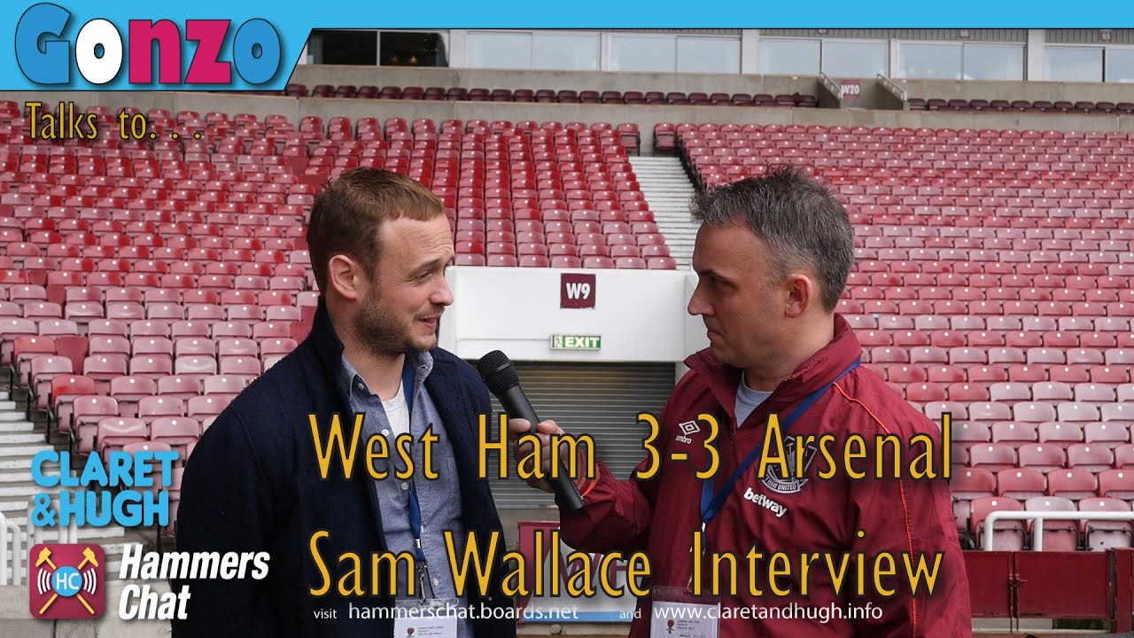 West Ham 3-3 Arsenal | Sam Wallace Interview | Sunday Supplement ...
