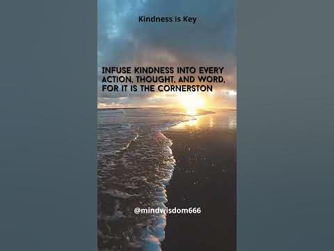 Kindness is Key - YouTube