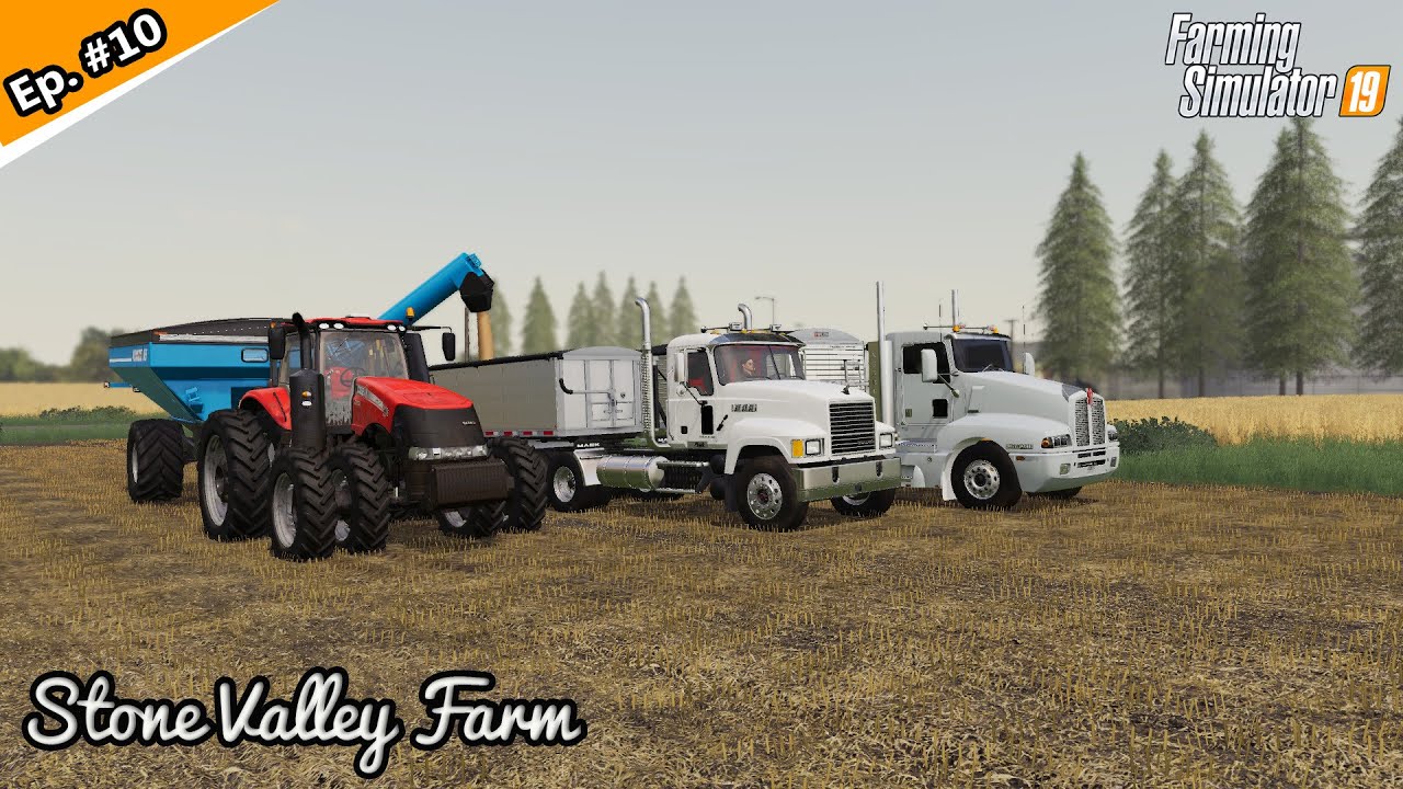 Harvest Day!| STONE VALLEY! | Timelapse #10| FS19| Seasons - YouTube