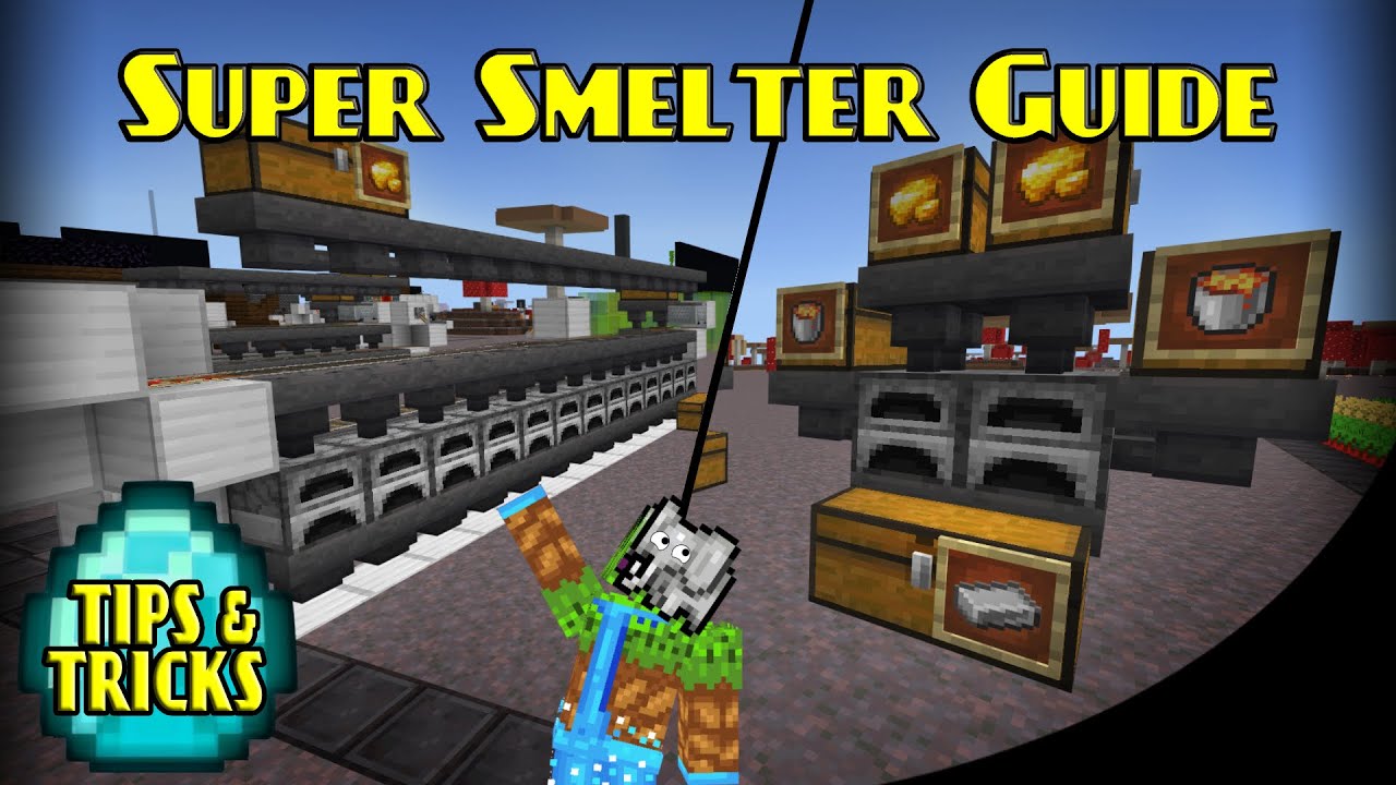Super Smelter Furnace Guide | Minecraft Bedrock Tips & Tricks | MCPE ...