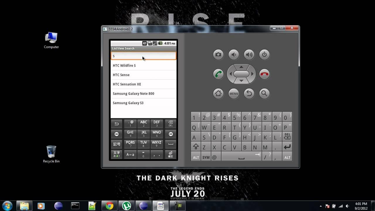 Android Adding Search Functionality to ListView - YouTube