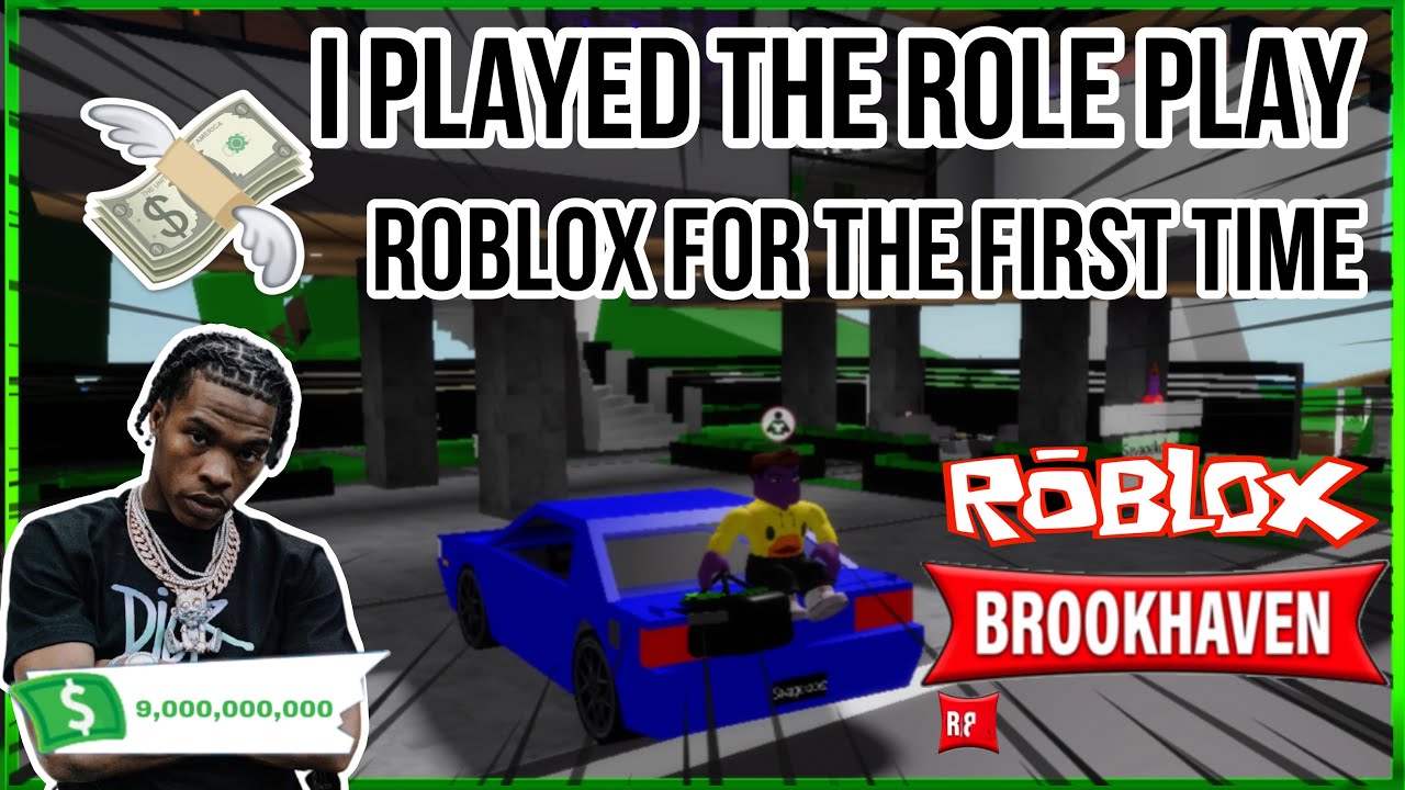 I PLAYED THE ROLE PLAY ROBLOX FOR FIRST TIME (Roblox Brookhaven RP ...