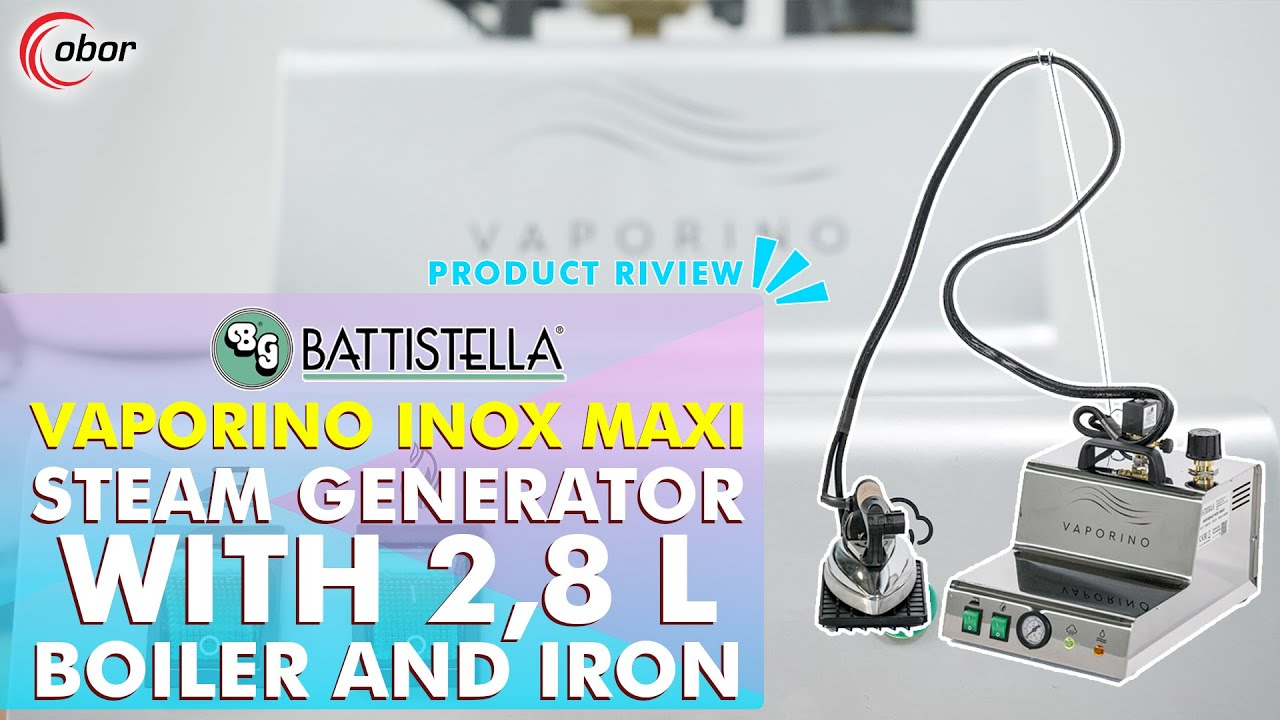 BATTISTELLA VAPORINO MAXI - Table Top Steam Generator with Iron 100% ...