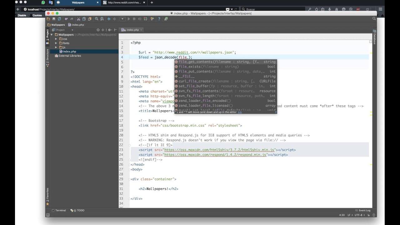 Como leer JSON desde PHP - YouTube