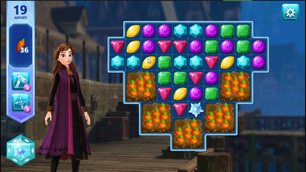 Disney Frozen Adventures Level 51 - NO BOOSTERS ️👸⛄ | SKILLGAMING ️ ...