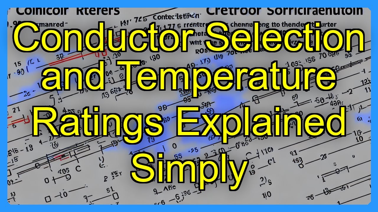 Conductor Selection and Temperature Ratings Explained Simply - YouTube